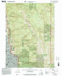 Hi-Res Interactive Map of Bountiful Peak, Davis County, UT in 1998 | Pastmaps